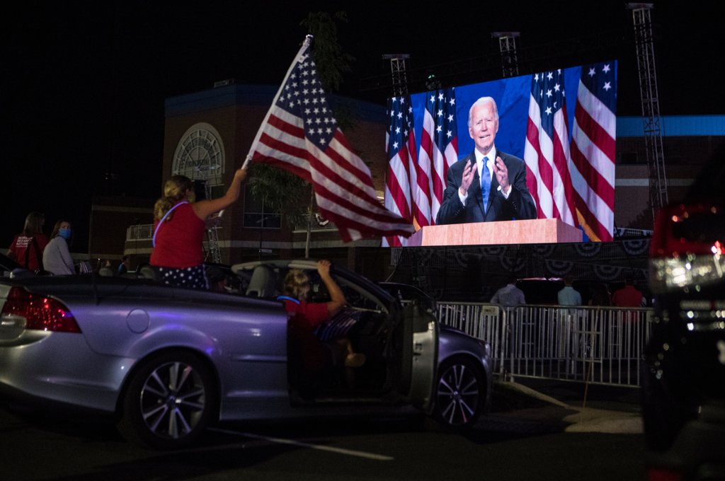 Joe Biden makes his case against President Trump at the DNC ...